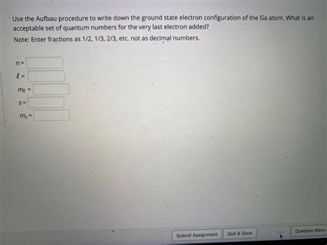 Answered · Use The Aufbau Procedure To Write… Bartleby