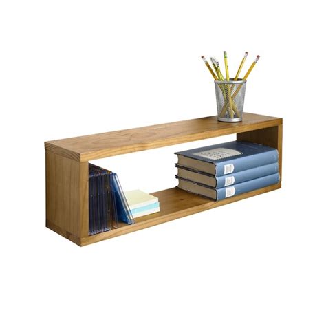 Shelving By DesignÂ® English Oak Colored Pine Cube At
