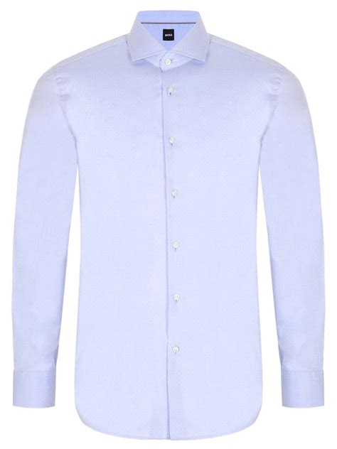 Рубашка Slim Fit от BOSS за 14 700 рублей со скидкой 30% (цвет: голубой ...