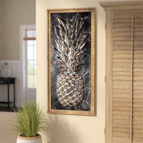 Bay Isle Home Metal Pineapple Wall Décor And Reviews Wayfair