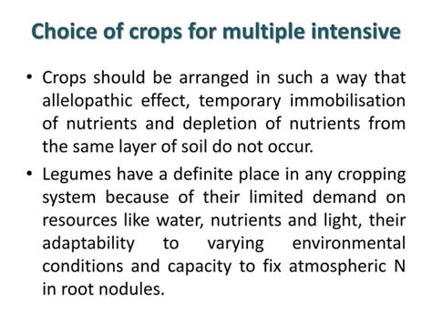 Cropping System Types PPTX Agriculture Industries