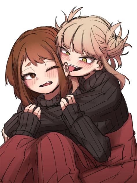 Uraraka Ochako And Toga Himiko Boku No Hero Academia Drawn By Ginjaeru Danbooru