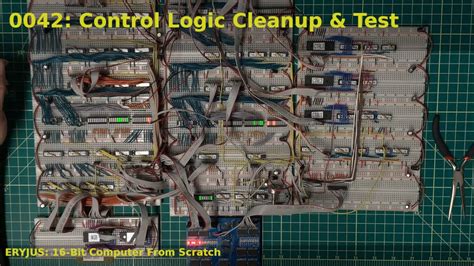 0042 control logic expansion part 3 cleanup and test 16 bit computer