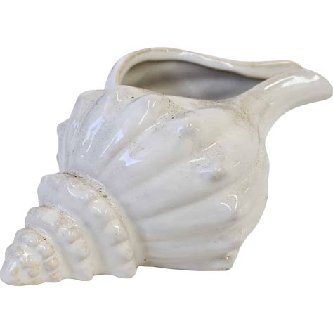 Ceramic Shell Planter Sea Ivory Daydream Leisure Furniture
