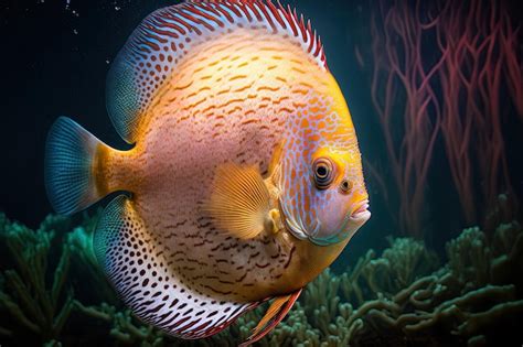 Brown Discus Fish