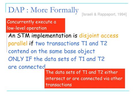 Ppt Impossibilities For Disjoint Access Parallel Transactional Memory