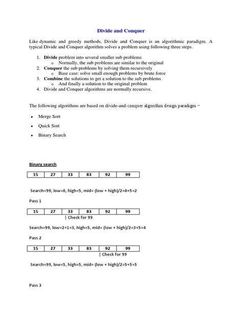 devide and conqure rule pdf theoretical computer science teaching