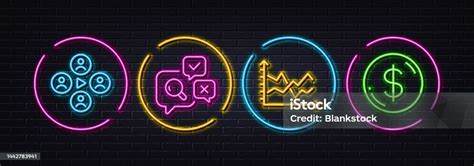 Inspect Diagram Chart And Video Conference Minimal Line Icons For Web Application Printing