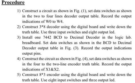 Procedure Construct A Circuit As Shown In Fig Chegg