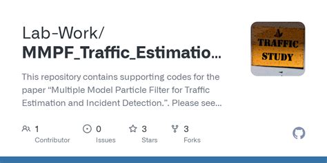 github lab work mmpf traffic estimation incident detection this repository contains