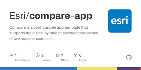 GitHub Esri Compare App Compare Is A Configurable App Template That Supports The A Side By
