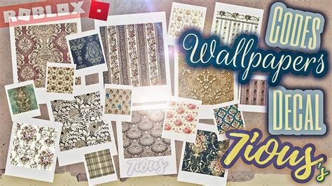 Vintage Wallpaper Bloxburg Decals Codes Wallpaper Antique Wallpaper