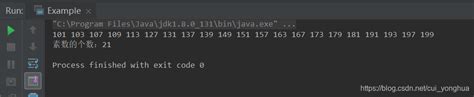 判断101 200 之间有多少个素数，并输出所有素数 Java经典编程案例判断101 2000之间有多少个素数并输出所有素数。 程序分析判断素数的方法用一个 Csdn博客