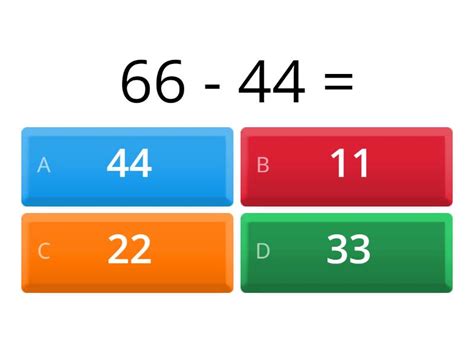 Review Adding Subtraction 2 Digits Quiz