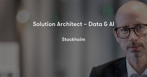 Solution Architect Data And Ai Capgemini Sverige Jobylon