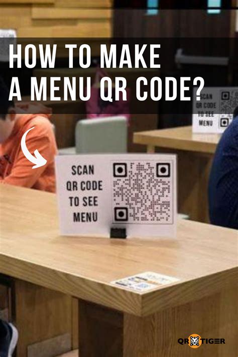 Create A Menu With QR Code Menu QR Code Generator Online Menu Ideas