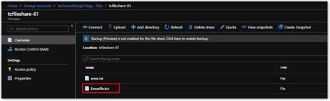 How To Create An Azure File Share And Connect To A Linux Virtual Machine TechCrumble
