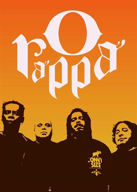 O Rappa Band Poster Aesthetic Wall Decor