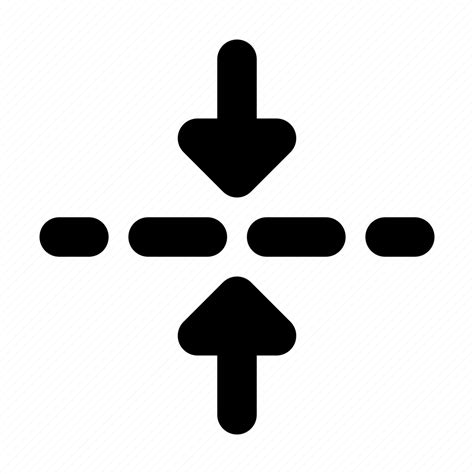 Center Arrow Align Horizontal Alignment Icon Download On Iconfinder
