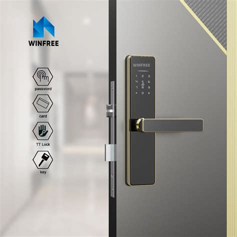 Ttlock Apartment Smart Lock Passcode Card Access Digital Door Lock Security Protection Winfree
