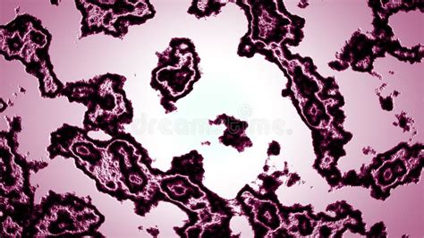 Dark Background Motion Pink And Green Neon Blobs In Animation That