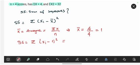 solved using the computational formula to compute ss for a specific