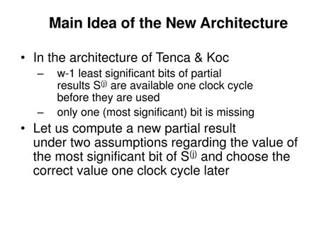 ppt an optimized hardware architecture for the montgomery