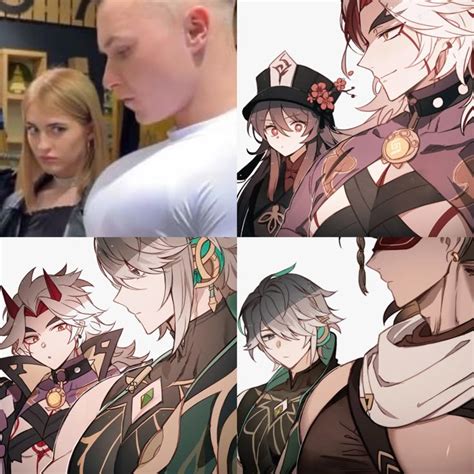 Pin On Genshin Impact Memes Handsome Anime Guys Poses Handsome Anime