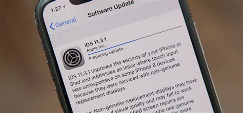 ios 11 3 1 released for iphones with third party display repair patch