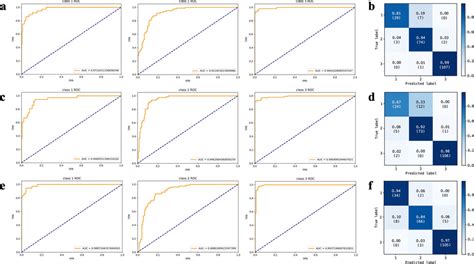 Roc Curve And Confusion Matrix For The Multiclass Task For Three Cnns