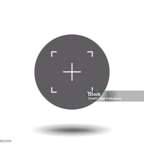 카메라 초점 라인 아이콘입니다 개요 벡터 아이콘 흰색 배경에 고립입니다 최신 유행 플랫 Ui 디자인 그래픽 그림에 서명 합니다 가득 찬에 대한 스톡 벡터 아트 및 기타