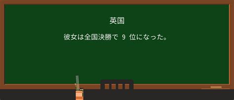 英単語ninthを徹底解説意味使い方例文読み方
