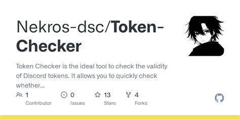Github Nekros Dsctoken Checker Token Checker Is The Ideal Tool To