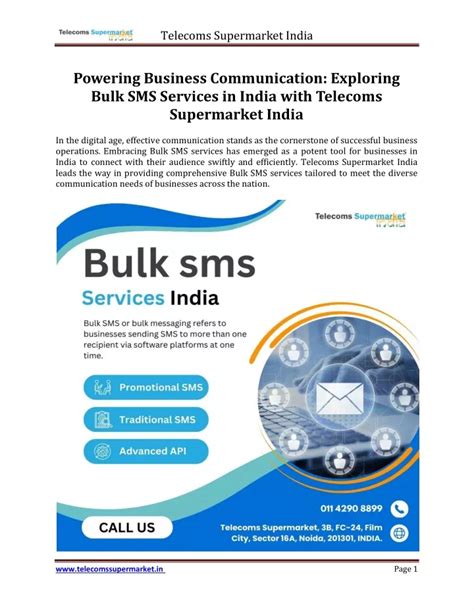ppt bulk sms services india powerpoint presentation free download
