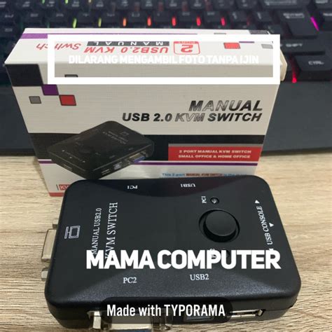 Jual Kvm Switch 2 Port Untuk Switch Vga Dan Usb Switch Vga Usb Di Seller Sweet Shop Cengkareng