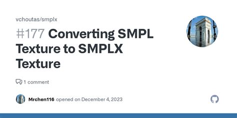 Converting Smpl Texture To Smplx Texture · Issue 177 · Vchoutassmplx