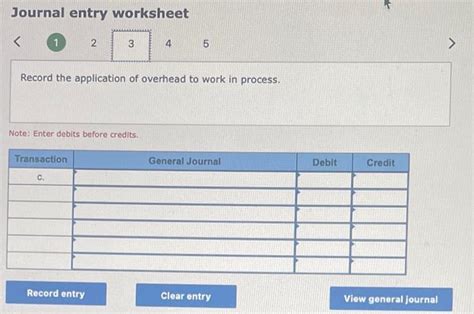 Solved Exercise 15−10 Algo Recording Materials Labor