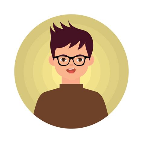 Avatar Nerd Man 10966743 Vector Art At Vecteezy