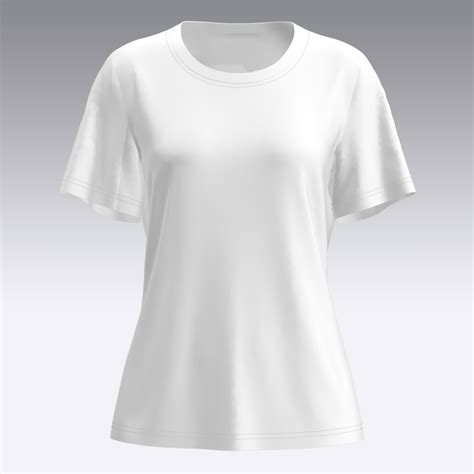 Ladys Tee Short Sleeves L03t03 Color Layout Ai Mockup