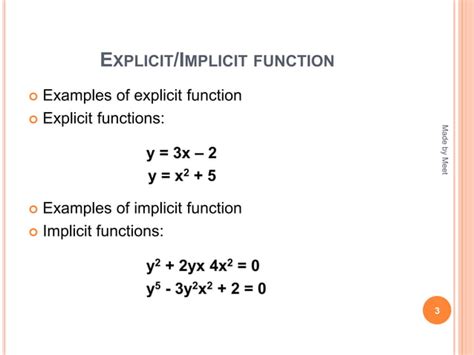 Implicit Function And Total Derivative Pptx