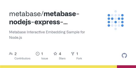 Github Metabasemetabase Nodejs Express Interactive Embedding Sample Metabase Interactive