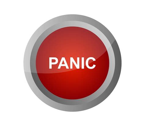 Premium Vector Panic Button