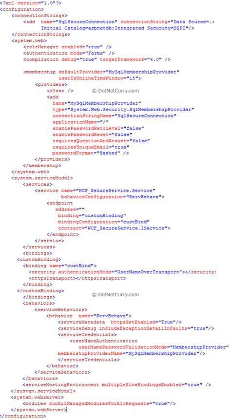 Authentication In Silverlight Using WCF And ASP NET Membership Provider DotNetCurry