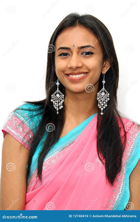 Jeune Fille Indienne Photo Stock Image Du Tony Bronzage 12740474
