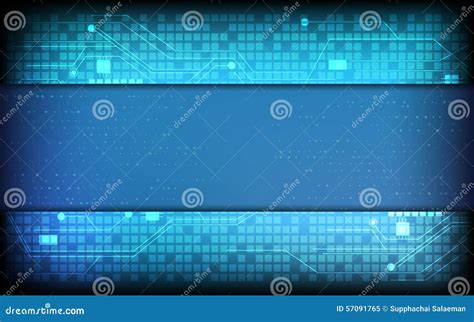Vector Abstract Rectangle Pattern Digital Concept Template Background