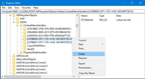 add copy to folder and move to folder context menu in windows 10