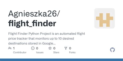 Github Agnieszka26flightfinder Flight Finder Python Project Is An Automated Flight Price