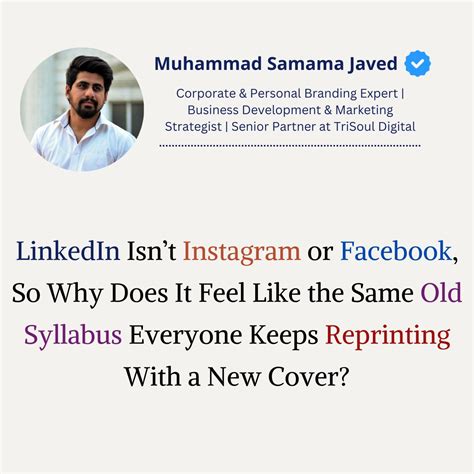 Muhammad Samama Javed On Linkedin Linkedin Instagram Facebook Growth Success Branding