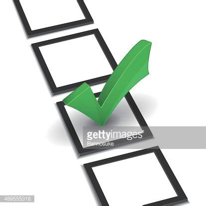 Checkbox With Green Check Mark Stock Clipart Royalty Free FreeImages