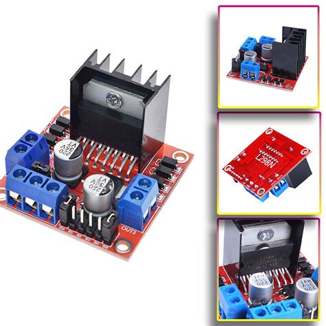 L298n Dual H Bridge Dc Stepper Motor Driver Module India Ubuy